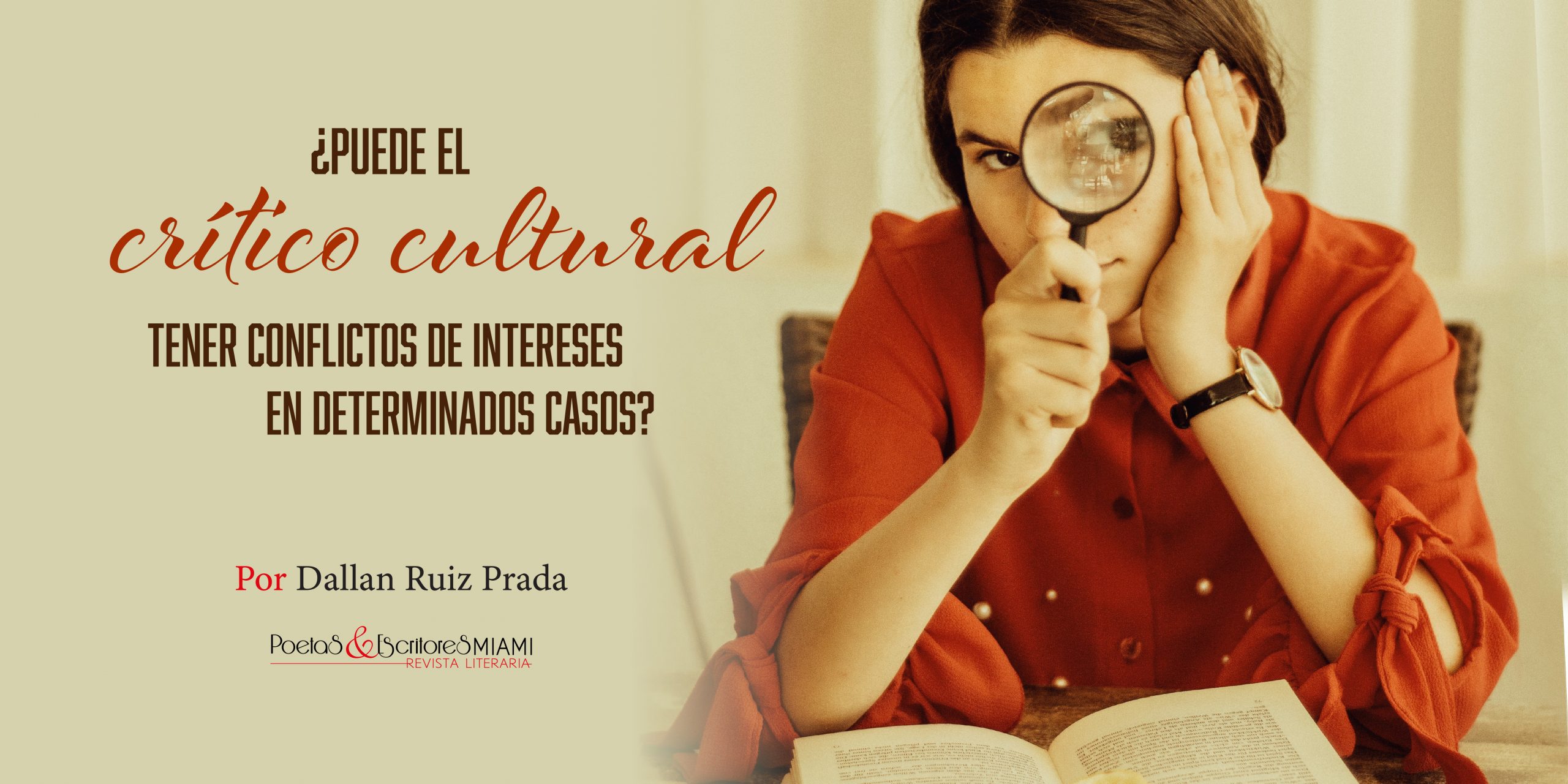 ¿Puede el crítico cultural tener conflictos de intereses en ...