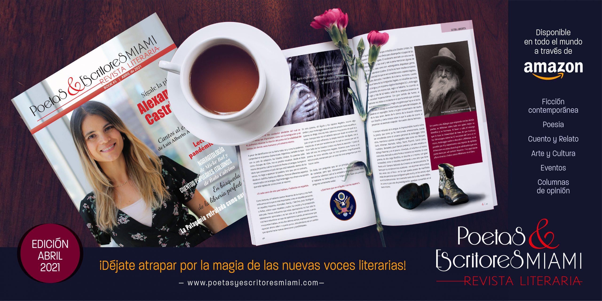 Revista Poetas & Escritores Miami ~ V Edición ~ Abril 2021 – Revista ...